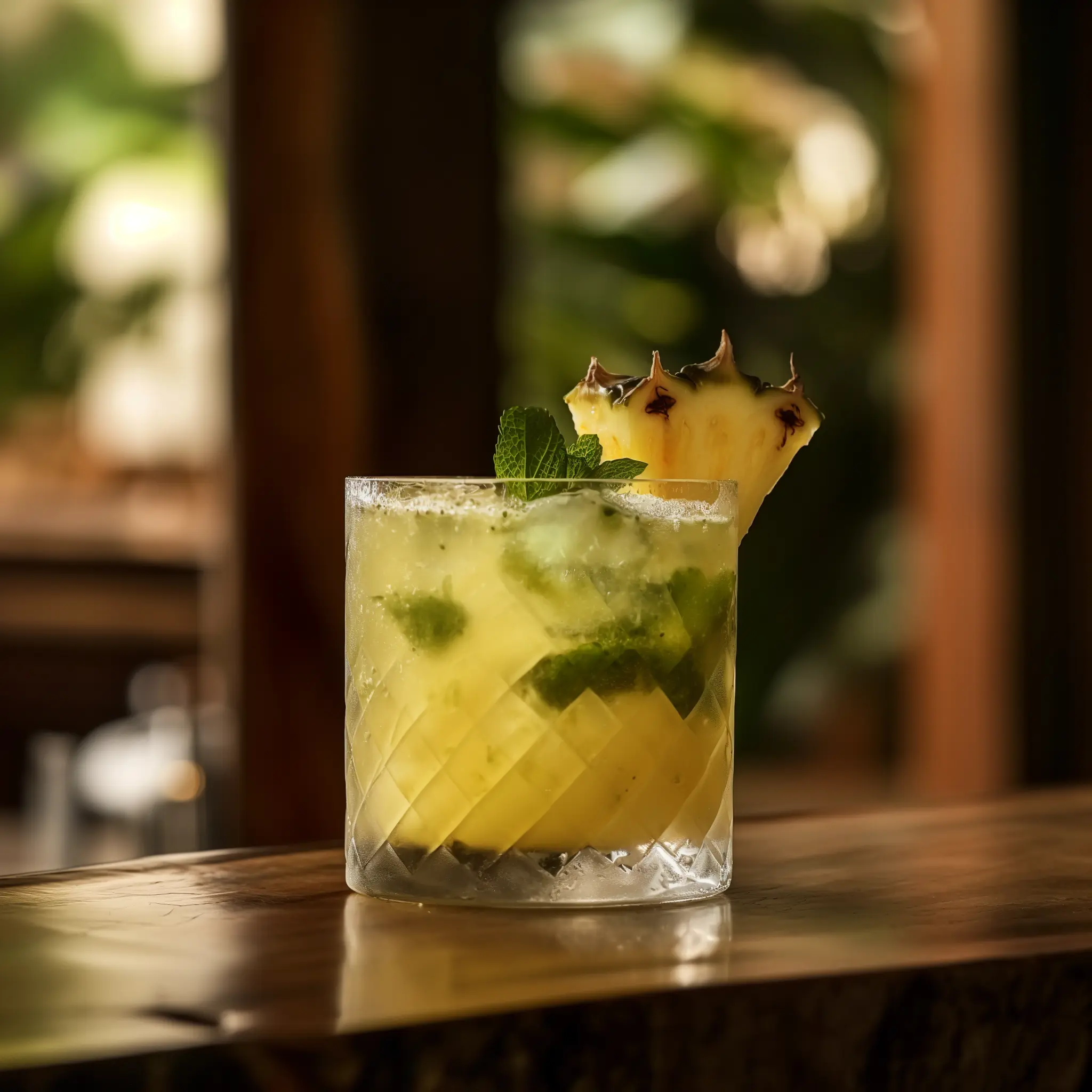 Pineapple Mint Caipirinha - Spirited Cocktails