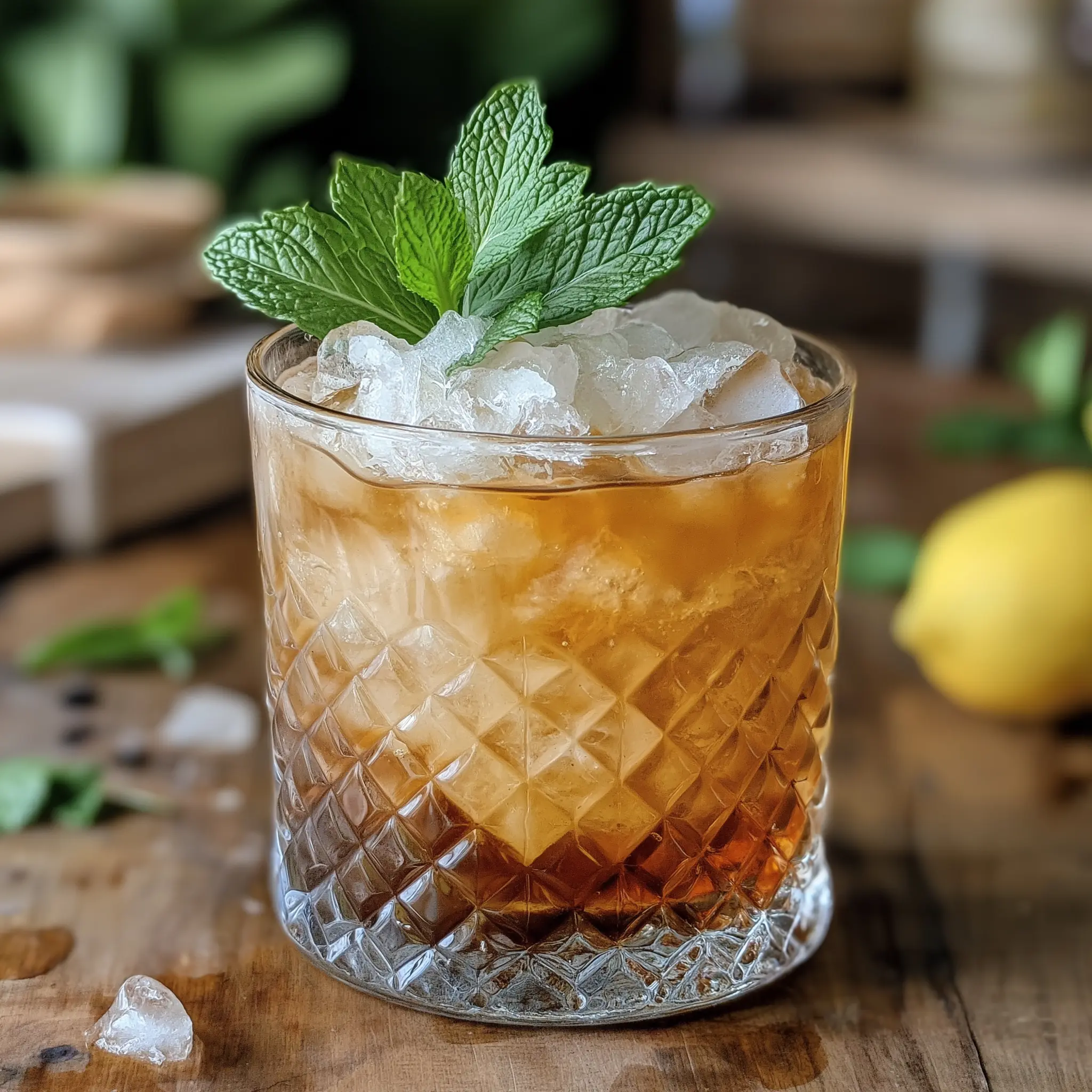 Midnight Stinger - Spirited Cocktails